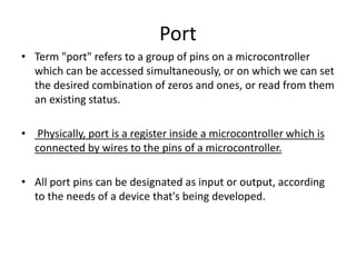 Unit2.2 8051 | PPTX