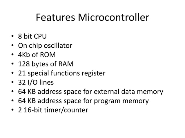 MICROPROCESSORS AND MICROCONTROLLERS | PPTX | Operating Systems | Computer Software and Applications