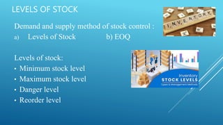 Cost Accounting - Material Control | PPTX