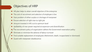 Human Resource Planning - HRM | PPTX