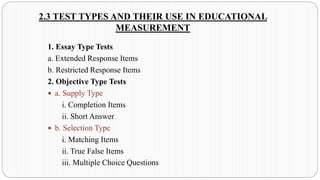 TEST DEVELOPMENT AND EVALUATION (6462) | PDF