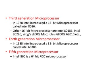 UNIT II MICROPROCESSOR AND MICROCONTROLLER | PPTX