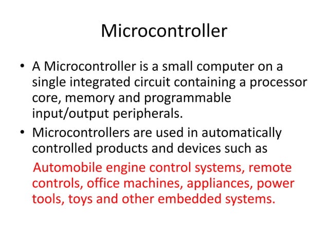 UNIT II MICROPROCESSOR AND MICROCONTROLLER | PPTX