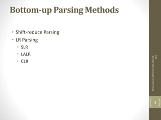 Compiler Design Unit 2 | PPT