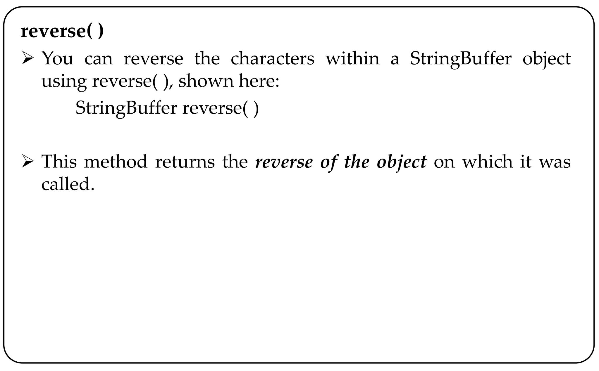 String Handling Inheritance Packages And Interfaces Ppt