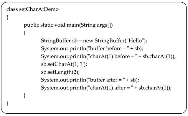 String Handling Inheritance Packages And Interfaces Ppt