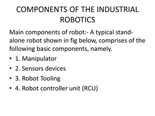 UNIT 2.pptx | Robotics | Technology & Computing