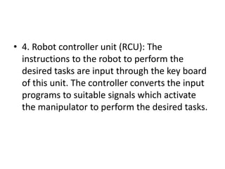 UNIT 2.pptx | Robotics | Technology & Computing