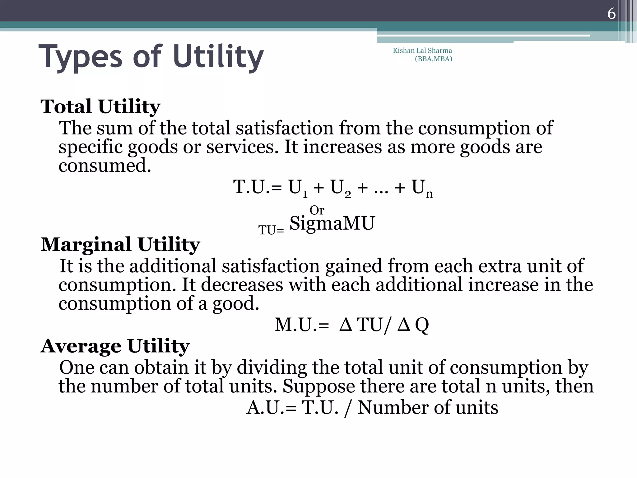 Consumer Equilibrium Class XI CBSE | PPTX