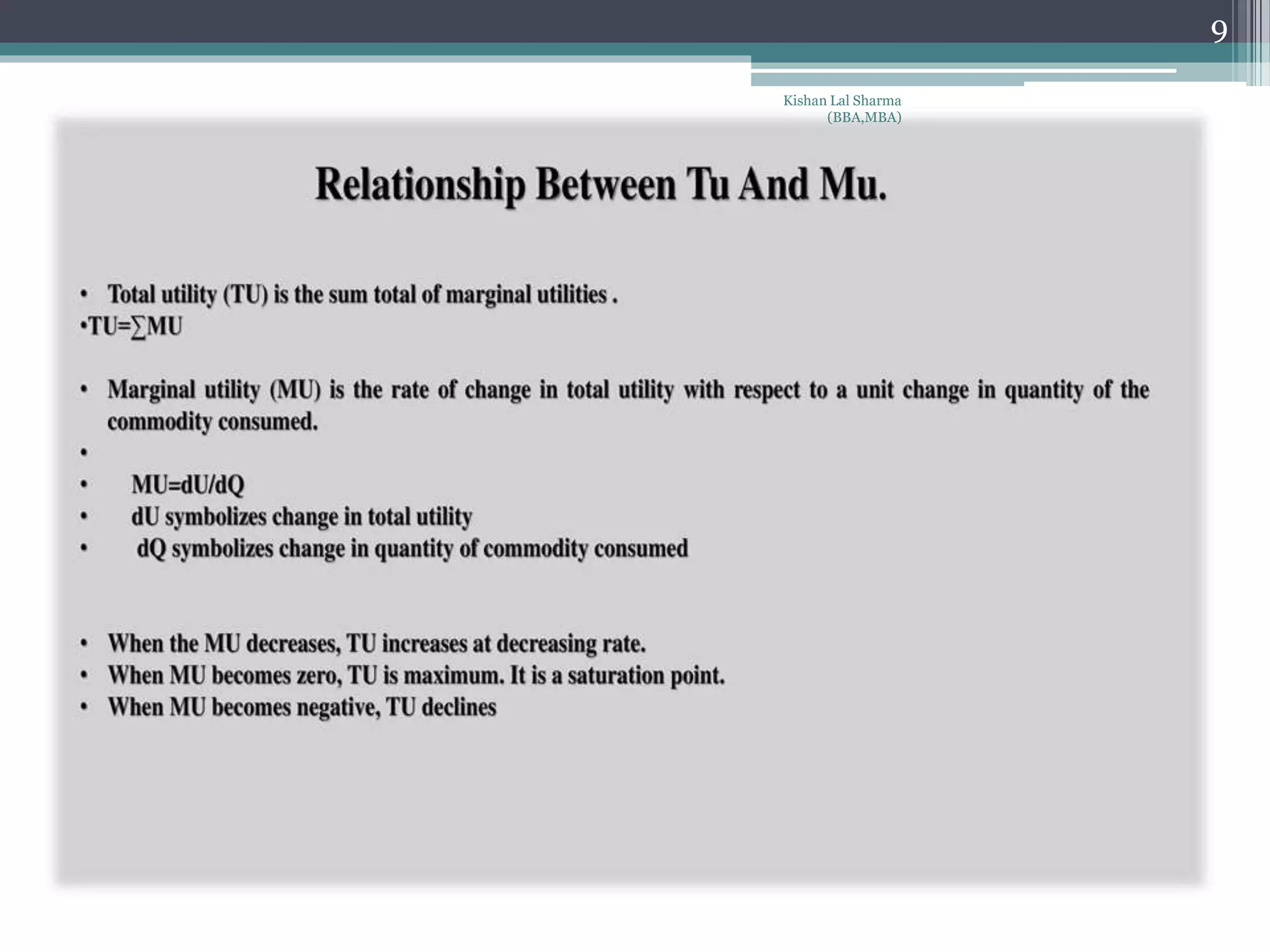 Consumer Equilibrium Class XI CBSE | PPTX