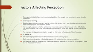 Perception | PPTX | 3-D Graphics | Computer Software and Applications