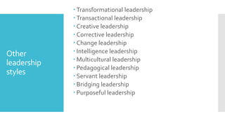 leadership in management | PPTX