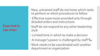 leadership in management | PPTX