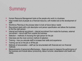 Unit 2.2 21 developing an effective workforce | PPT