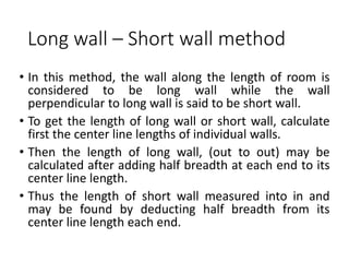 Methods of Taking out Quantities Estimating Costing and Valuation ...