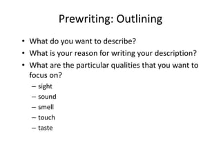 Unit 2. Descriptive Essays | PPT