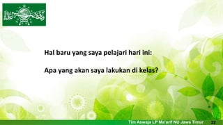 Unit 2. Pembelajaran Ajaran Aswaja dan Ke NU an.pptx