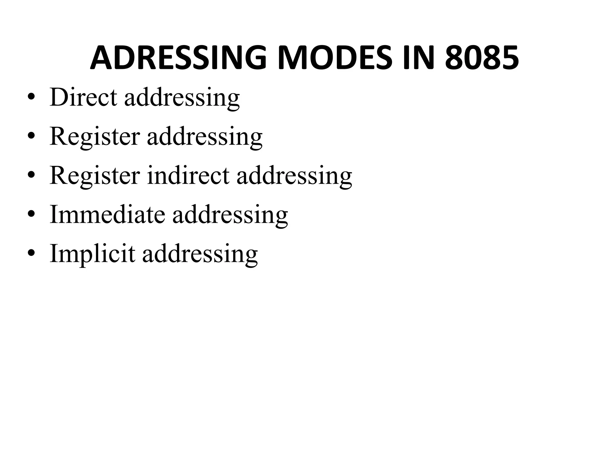 MECHATRONICS-UNIT 2-8085 MICROPROCESSOR AND 8051 MICROCONTROLLER .pptx