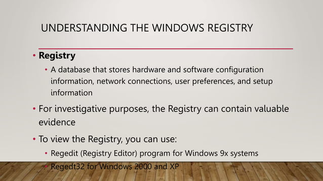 Windows Forensics- Introduction and Analysis | PPT