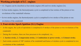Internal combution of Engine (two stroke and four stroke) | PPT