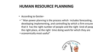 Human Resource Planning Ethics in Human Resource Management | PPT