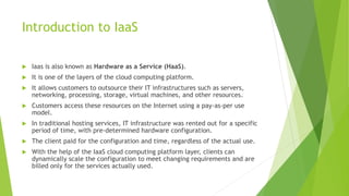 Cloud Computing (Infrastructure as a Service)UNIT 2 | PPT