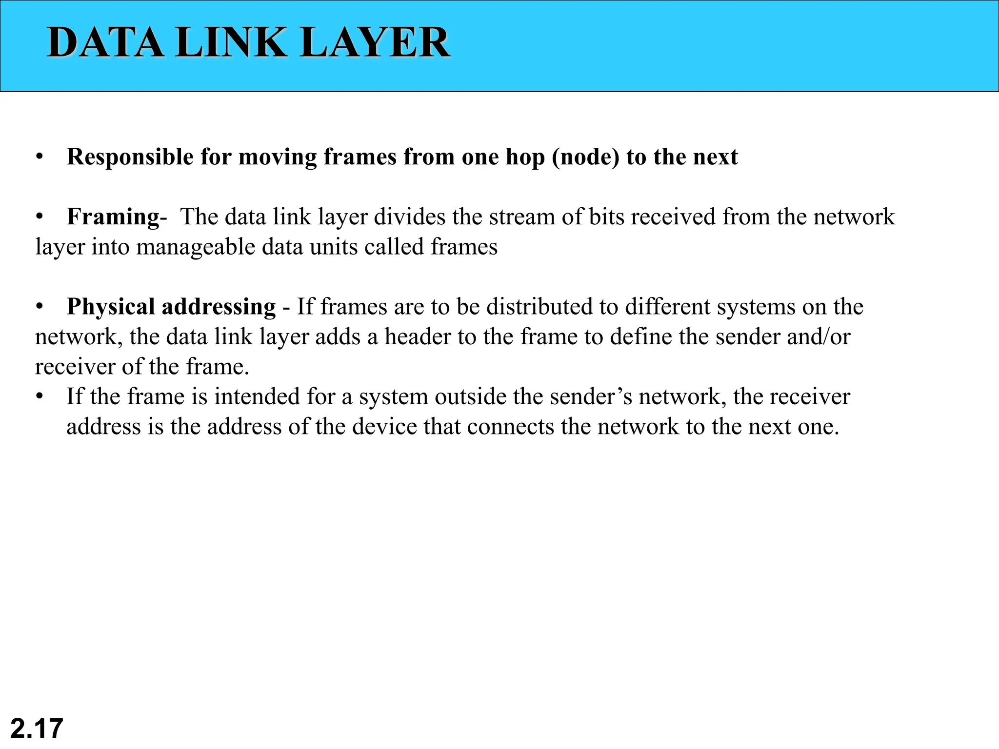 Unit 2.1 - OSI Model.ppt Physical Layer | PPT | Computer Networking | Computing