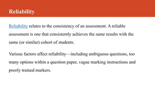 Unit 2. classification of Assessment.pptx