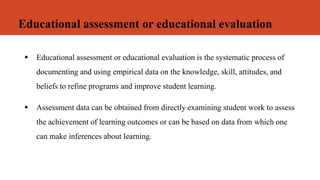 Unit 2. classification of Assessment.pptx