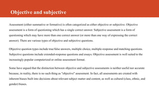 Unit 2. classification of Assessment.pptx