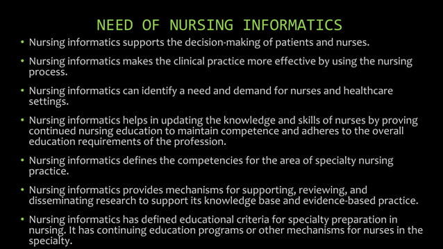 HEALTH INFORMATICS;PRINCIPLES OF HEALTH INFORMATICS | PPTX
