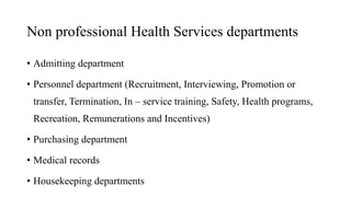 Introduction to Hospital Nursing: Admission, Discharge | PDF