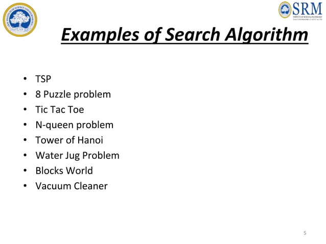 Searching is the universal technique of problem solving in Artificial ...
