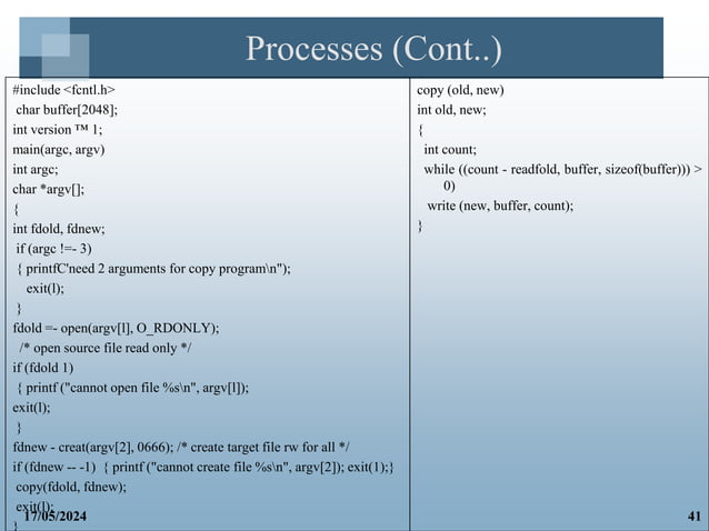 Unit 2.1 Introduction to Kernel.ppt (Kernel Services and Architecture ...