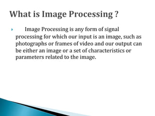 introduction to image processing unit 2. | PPTX