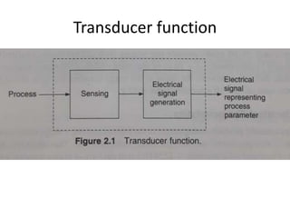 transducer characteristics and types for agriculture | PPTX