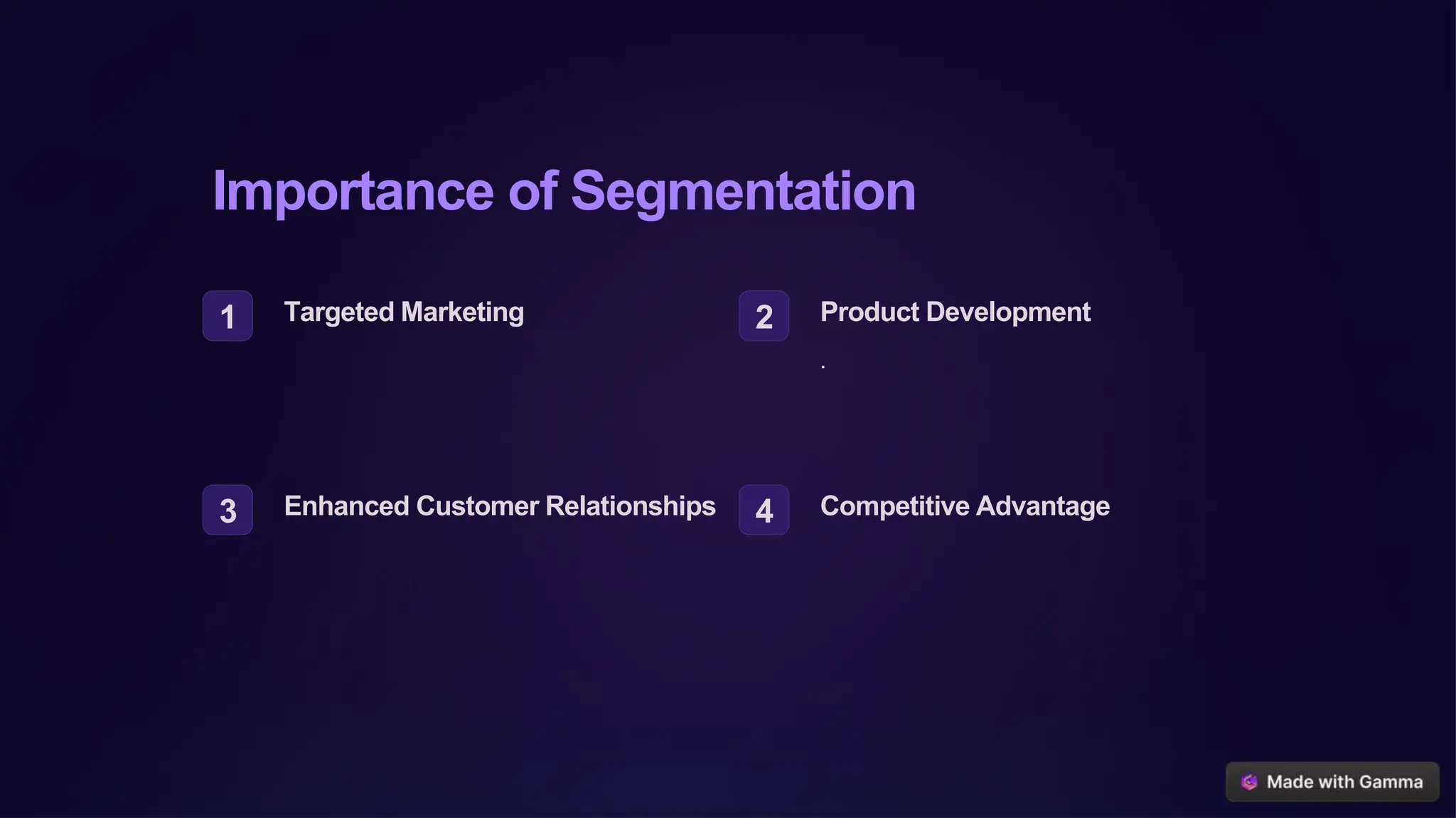Introduction to market segmentation on management | PPT