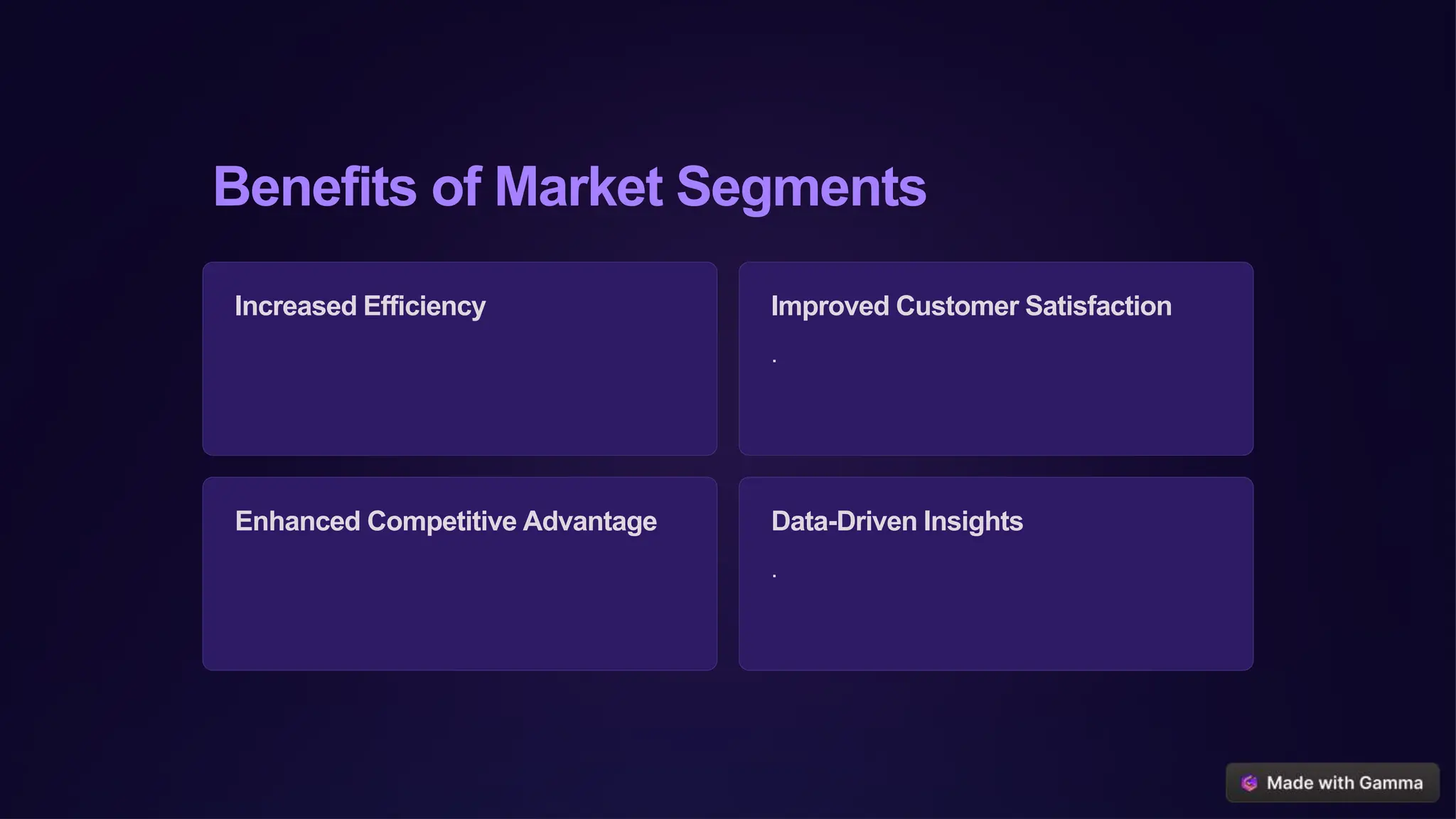 Introduction to market segmentation on management | PPT