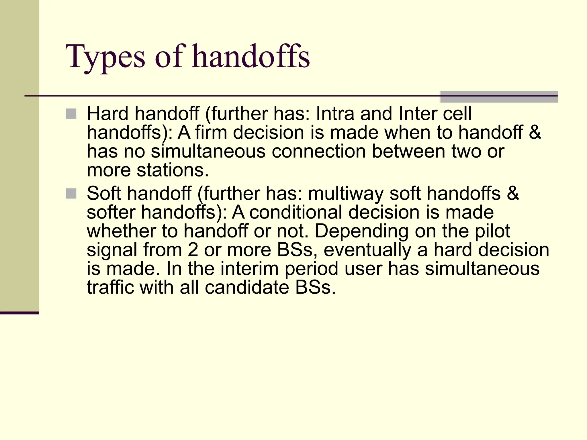 UNIT 2 mobility management system for wireless system | PPT