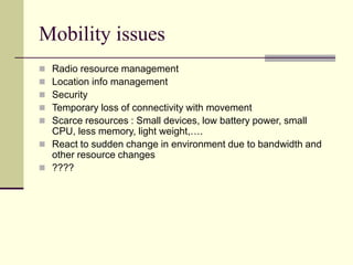 UNIT 2 mobility management system for wireless system | PPT