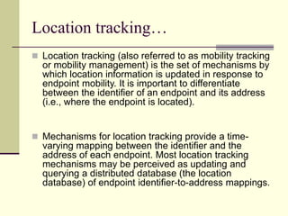 UNIT 2 mobility management system for wireless system | PPT