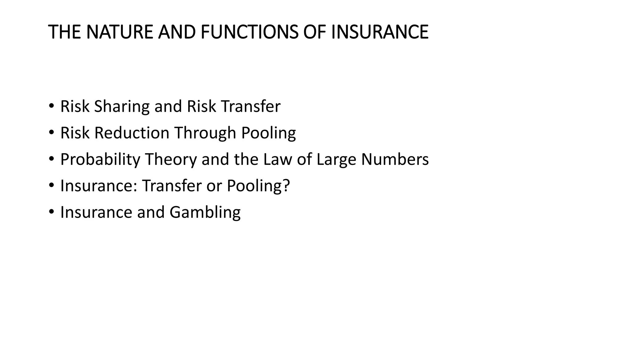 BASICS OF INSURANCE- PHASE OF INSURANCE- TYPE OF INSURANCE | PPT