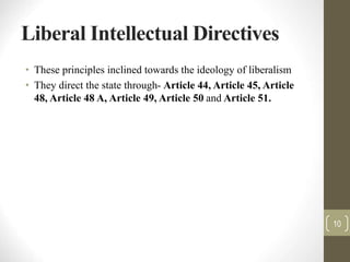 Understand state directive principles and fundamental duties. | PPT