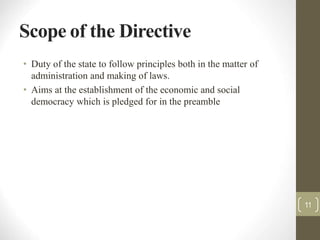 Understand state directive principles and fundamental duties. | PPT