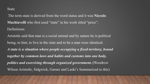 Individual and State - Understanding Political Structures | PPT