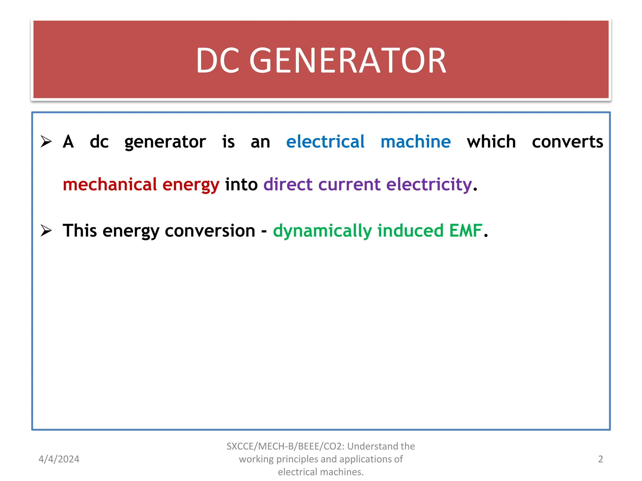 Construction, working principle and types of DC generator – motor ...