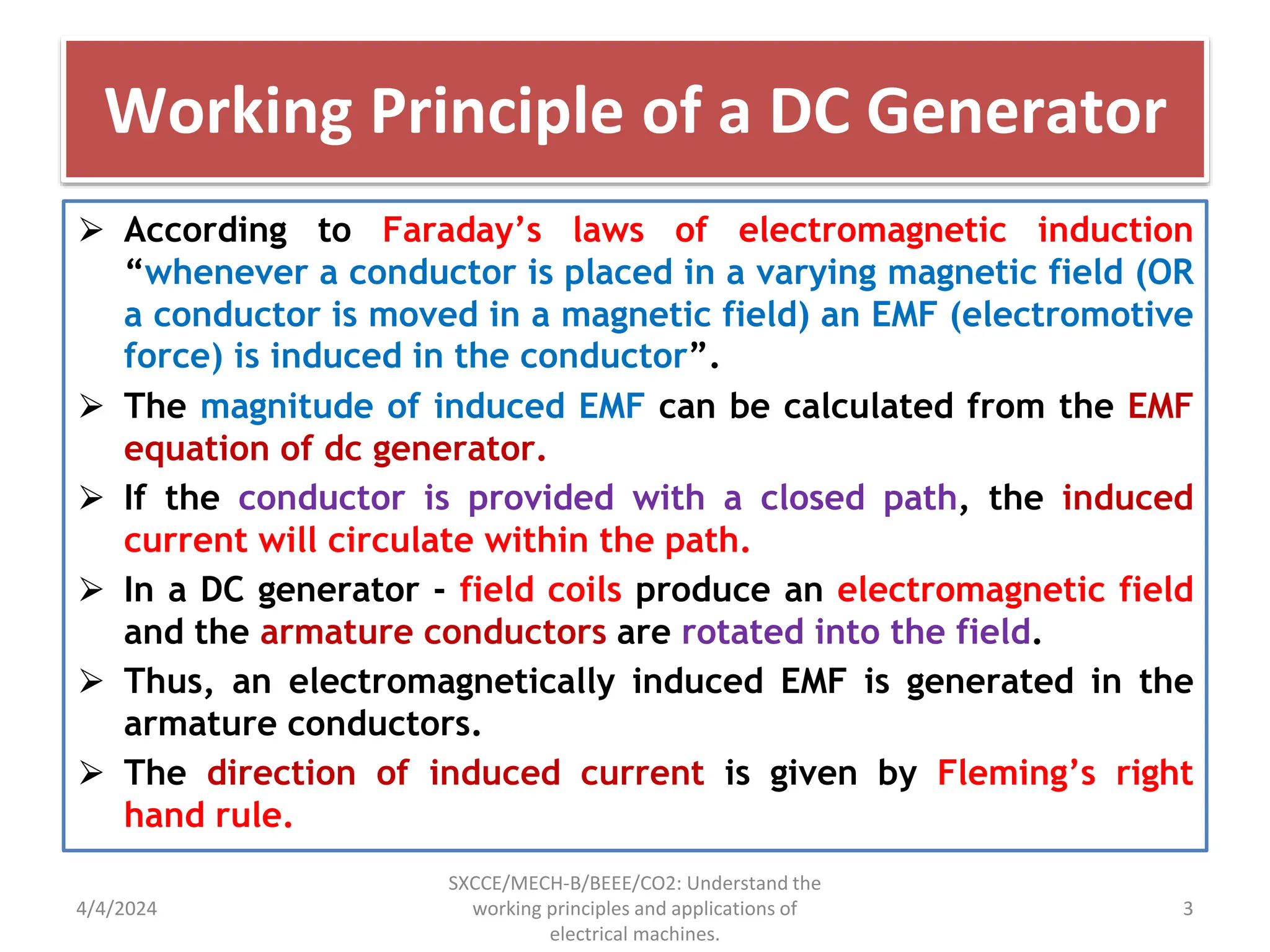 Construction, working principle and types of DC generator – motor ...