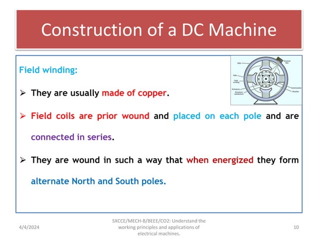Construction, working principle and types of DC generator – motor ...
