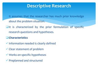 types of research in research methodology | PPTX