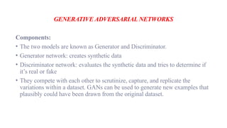 Self Play Networks and Generative Artificial Networks | PPTX